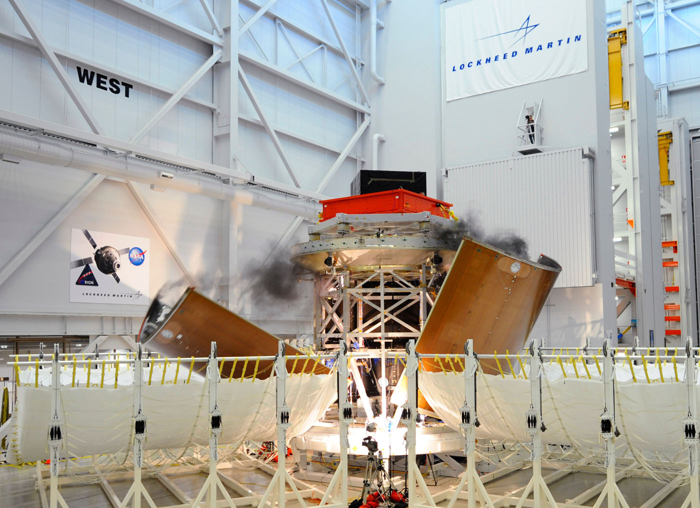 Nasas Orion Program First Fairing Separation Test Provides Data To