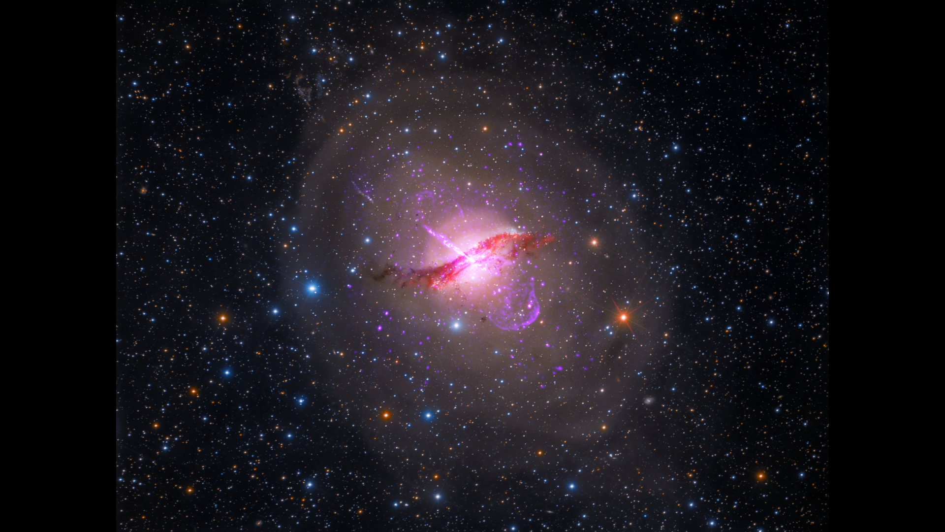 Bright Galaxy Centaurus A | International Space Fellowship